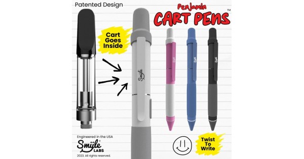 Penjamin Cart Pen by Smyle Labs, thc, wax, dab, concentrate, cartridge, 510, concealed cartridge ...